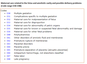 Pregnancy ICD 10 Code - General rules with examples