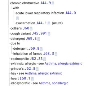 Asthma ICD 10 - Coding Guidelines along with Examples