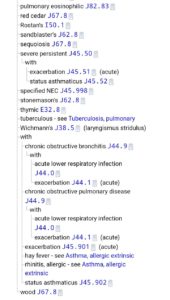 Asthma ICD 10 - Coding Guidelines along with Examples